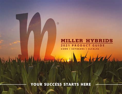 Corn Product Archive Miller Hybrids