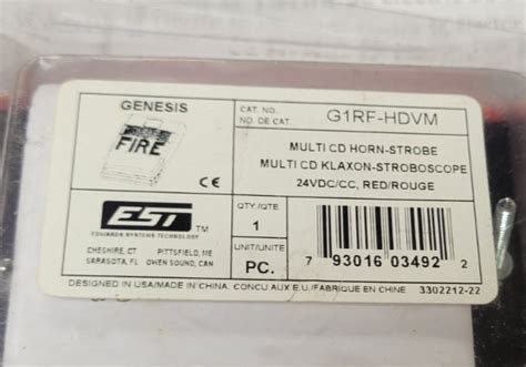 Genesis G1rf Hdvm Horn Strobe Ebay