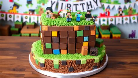 Make A Perfect Minecraft Cake For Your Next Party