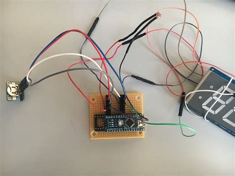 7 segment clock with arduino nano ds3231 ldr trybotics