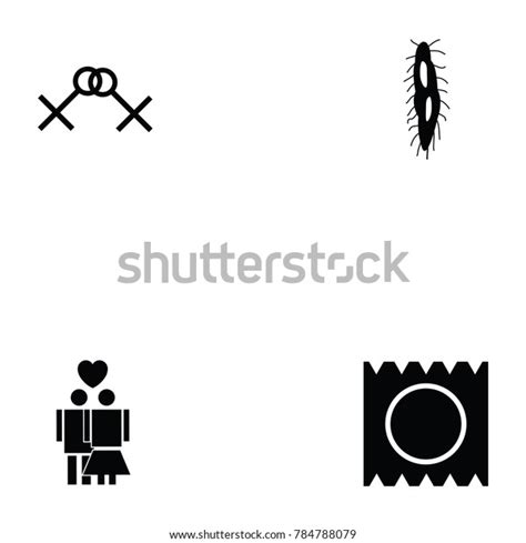 Hiv Icon Set Stock Vector Royalty Free 784788079 Shutterstock