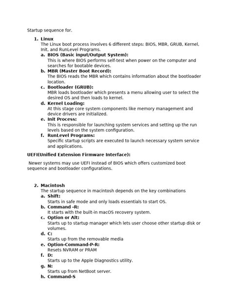 Startup Sequence For Pdf