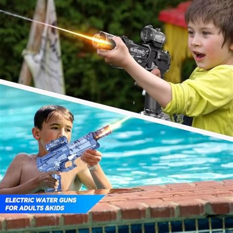 Electric Water Guns With Realistic Gun Muzzle Flame