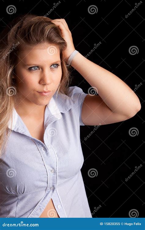 Jeune Et Belle Pose De Femme Image Stock Image Du Caucasien Attrayant