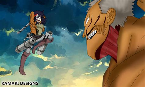 Ryuko And The Armored Titan By Tuxedojay On Newgrounds