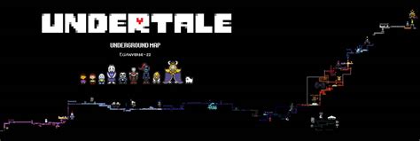 Undertale Underground Map By Euanverse On Deviantart