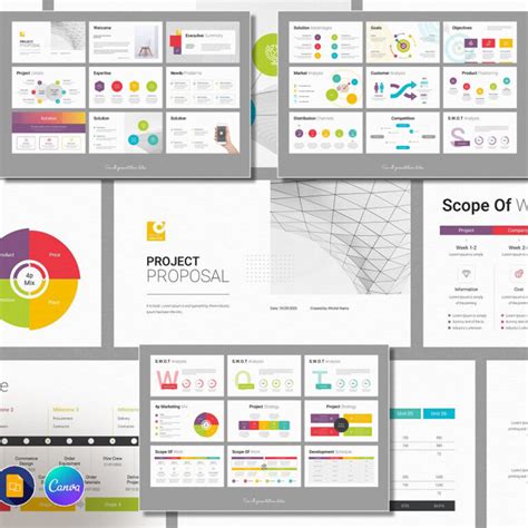 Project Proposal PowerPoint Template CANVA MasterBundles