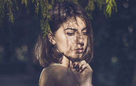 Gambar Orang Rambut Wanita Model Muda Kegelapan Mode Raut