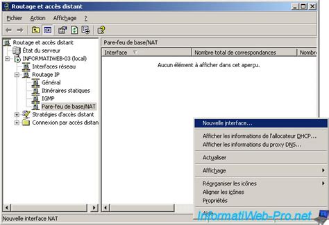 NAT And Network Routing On Windows Server 2003 Windows Server Tutorials InformatiWeb Pro