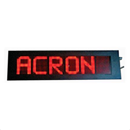 Industrial Led Dot Matrix Display System At Inr In Pune Digitron Automation
