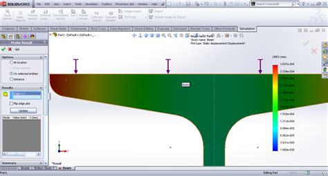 Tutorial 2d Simplification Static Analysis In Solidworks Grabcad