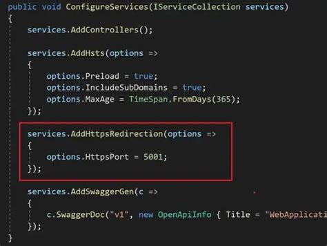Resolved Failed To Determine The HTTPS Port For The Redirect TheCodeBuzz