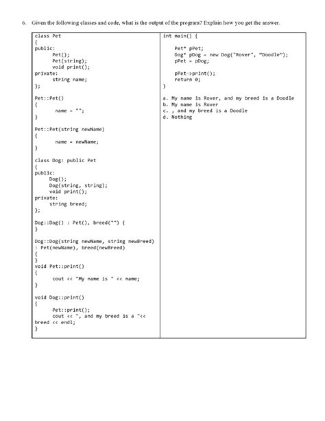 solved if the following function is in a base class which