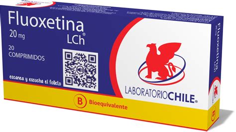 Fluoxetina 20 Mg 20 Comprimidos B Laboratorio Chile Teva