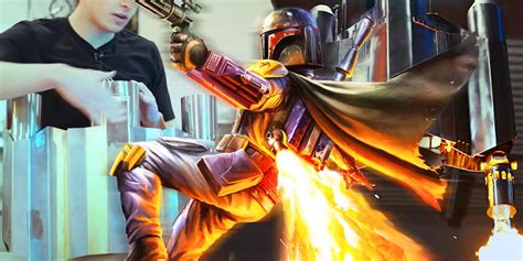 Mandalorian Fan Builds Din Djarins Jetpack Cbr