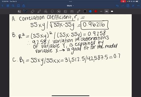 solved data mining question solve it manually without using any software linear regression
