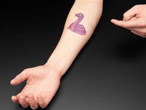 Blinka The Circuitpython Temporary Tattoo The Pi Hut