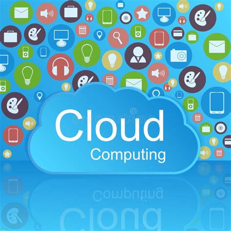 Vector Cloud Computing Concept Stock Vector Illustration Of Email Laptop 39108625