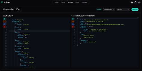 Json Utilities