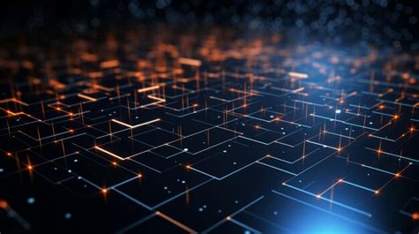 premium photo abstract digital data background for network abilities