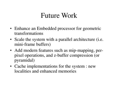 Ppt Computer Graphics Hardware Acceleration For Embedded Level