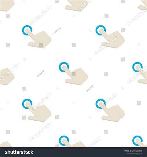 Working Cursor Pattern Seamless Background Royalty Free Stock Vector