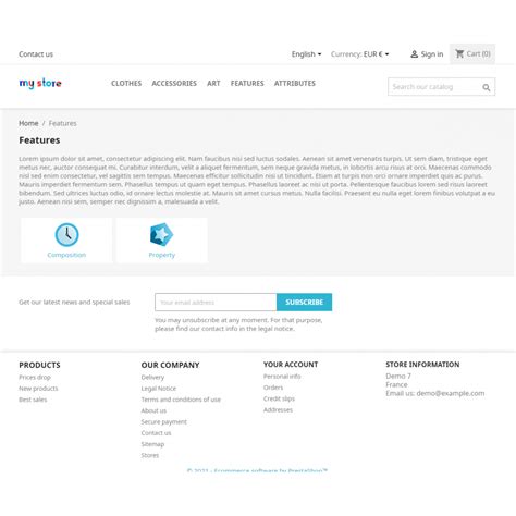 Seo Pages Of Product Features And Attributes Prestashop Module