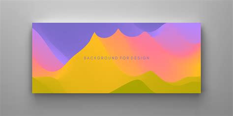 생생한 그라데이션이있는 창조적 인 디자인 템플릿 광고 마케팅 프리젠 테이션을위한 3d 벡터 일러스트 레이션 투시 뷰 0명에 대한