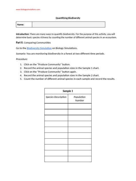 quantifying biodiversity species richness pdf wellness science