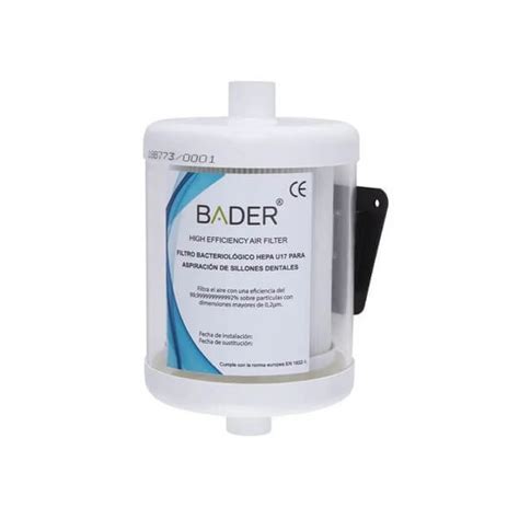 Universal Bacteriological Filter Hepa U17 Bader Universal Bacteriological Filter Hepa U17 Bader
