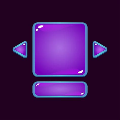 Premium Vector Set Of Stone Jelly Game Ui Board Pop Up For Gui Asset Elements