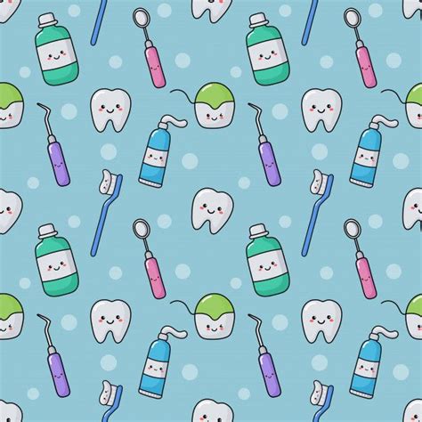 Cute Tooth Background