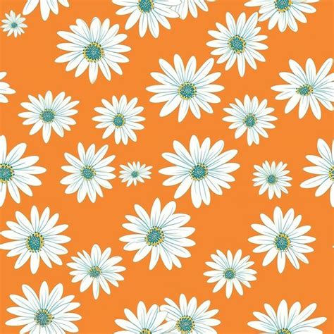 Premium Ai Image Small Daisy Pattern