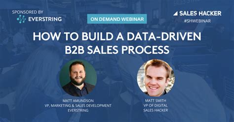 How To Build A Data Driven B2b Sales Process Gtmnow