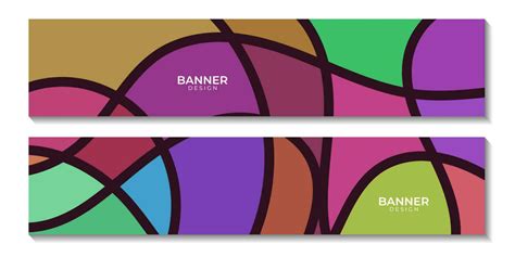 Banners Set Of Abstract Art Colorful Background 24089711 Vector Art At Vecteezy