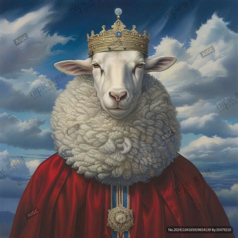 Ai创作图羊包装插画 领头羊首 首领羊 原创手绘羊 羊眉吐气插画 阿尔巴斯羊插画 羊王 羊纽约客 内蒙羊插画 羊形象插画 绵羊插画 新房装修创意羊装饰画 羊原创设计 乌珠穆沁羊插画 鼠绘羊