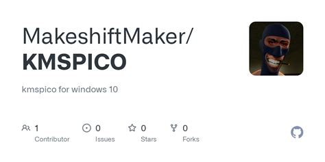 GitHub MakeshiftMaker KMSPICO Kmspico For Windows 10