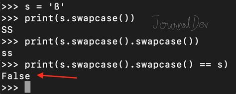 Строковая функция str swapcase в Python новая строка с символами верхнего регистра