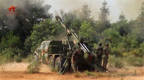 Lữ đoàn Pháo Binh Trung Quốc Diễn Tập Bắn đạn Thật Với Pháo Xe Tải Pcl