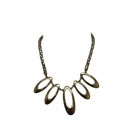 Liz Jordan Womens Gold Tone Necklace