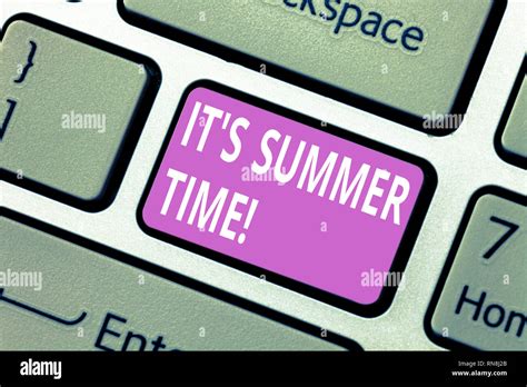 Text Sign Showing It S Summer Time Conceptual Photo Relax Sunny Hot Season Of The Year Vacation