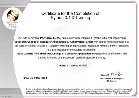 Python Certification Iitbombay Learning Coding Softwaredevelopment Achievement