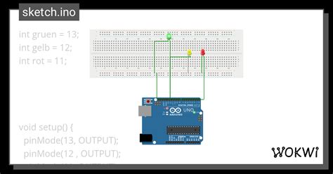 Ampel Wokwi Esp32 Stm32 Arduino Simulator