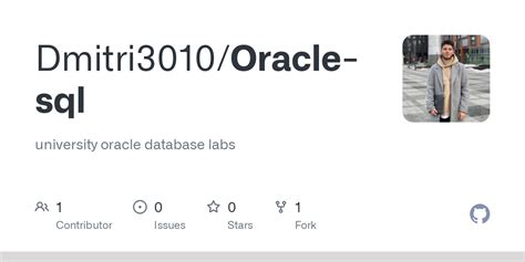 GitHub Dmitri3010 Oracle Sql University Oracle Database Labs