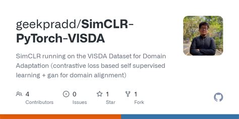 Github Geekpraddsimclr Pytorch Visda Simclr Running On The Visda