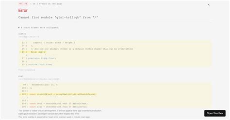 Shader Noise Codesandbox