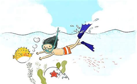 931948 여름 그림 유아 미술 여름 배경