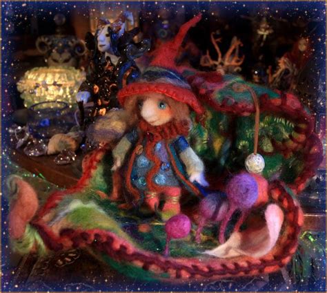 Pixie And His Leaf Boat Felt Felt Crafts Pixie