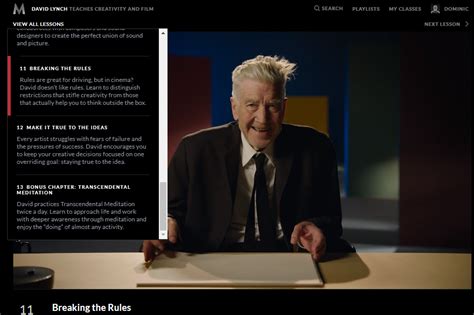 David Lynch Masterclass Review 2025 Education Speaks