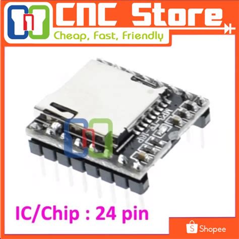 Jual [mdl 0008] Mp3 Tf 16p Dfplayer Df Player Mini Mp3 Player Module Shopee Indonesia